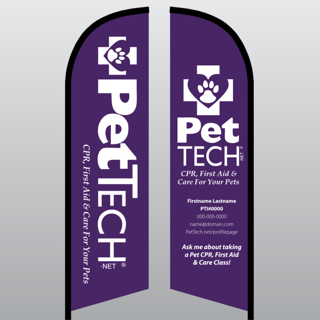 Feather Flag - Pet Tech Marketing